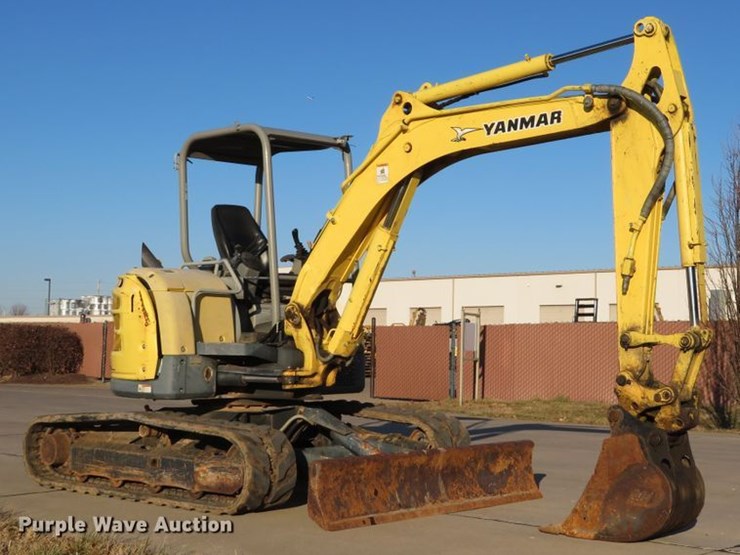 2012 Yanmar VIO45 5B Lot DI2001 Online Only Construction Equipment 2012-yanmar-vio45-5b-lot-di2001-online-only-construction-equipment