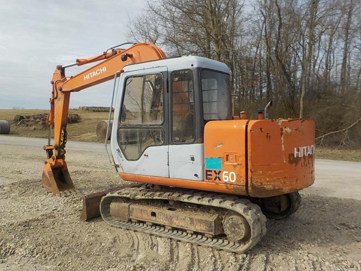1990 Hitachi EX60-2 - Lot #, Marietta Coal Company, 5/28/2020, Yoder ...