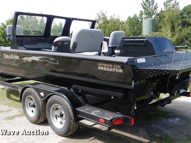 2018 SeaArk Predator 220 - Lot #DI0280, Online Only Vehicle and ...
