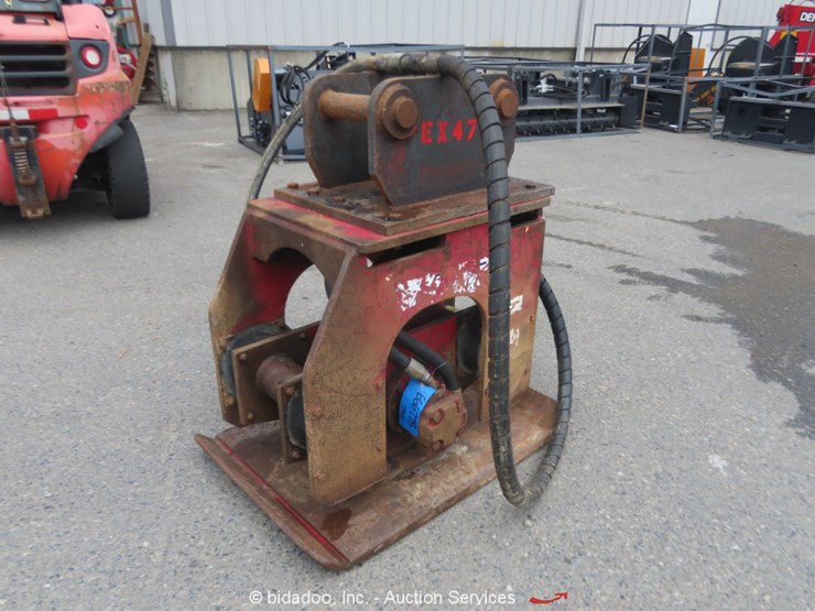 36"x29" Hydraulic Excavator Hoe-Pac Plate Compactor Tamper Attachment ...