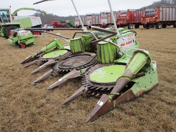 #6554 • Claas RU450 Corn Head - Lot #6554, 1 of 2 John Kraemer Farms ...
