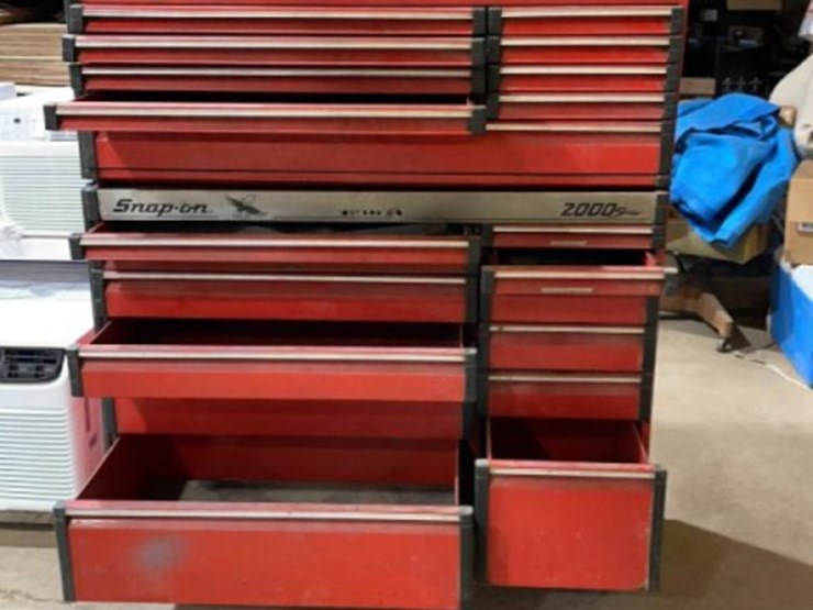 Snap-On 2000 series Large rolling tool cabinet - Lot #51, Sept 17th ...