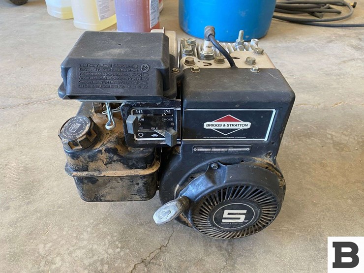 Briggs & Straton 5HP Motor - Lot #, JK Farms Inc Retirement Auction, 9 ...