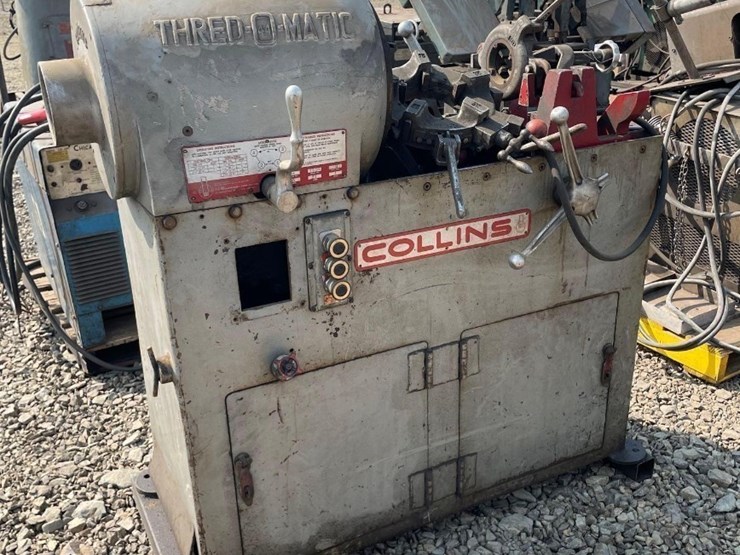 Collins Pipe Threader - Lot #637, SEPTEMBER TIMED EQUIPMENT AUCTION ...
