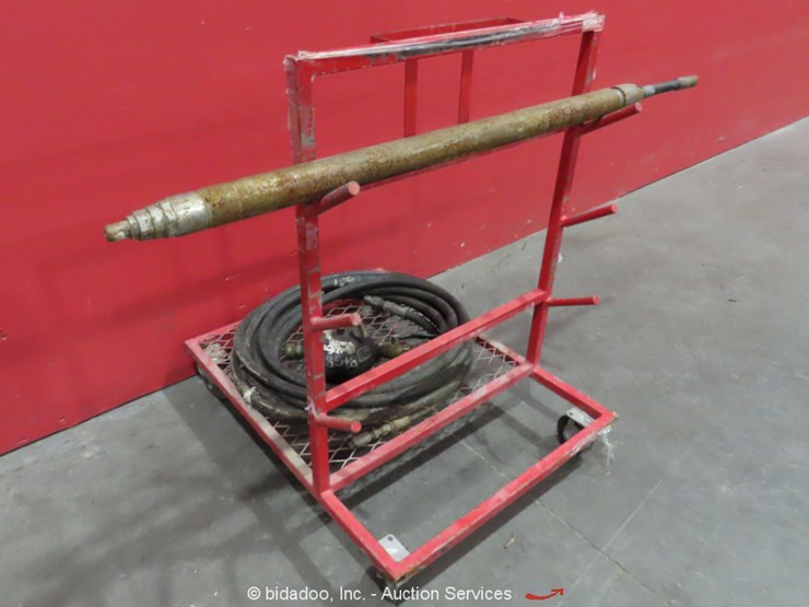 2" Pneumatic Horizontal Boring Mole Air Piercing Tool w/ Cart bidadoo ...