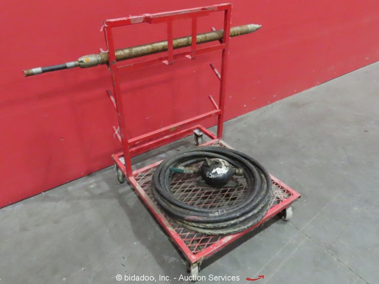 2" Pneumatic Horizontal Boring Mole Air Piercing Tool w/ Cart bidadoo ...