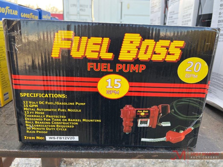 NEW FUEL BOSS 15 GPM ELECTRIC 12V FUEL PUMP - Lot #137, NORTH TEXAS ...