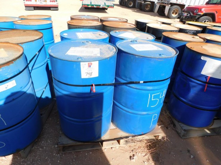 (4) 55 GAL DRUM (1) MEROPA 150 EXTREME PRESSURE GEAR OIL, (1) MROPA 220 ...