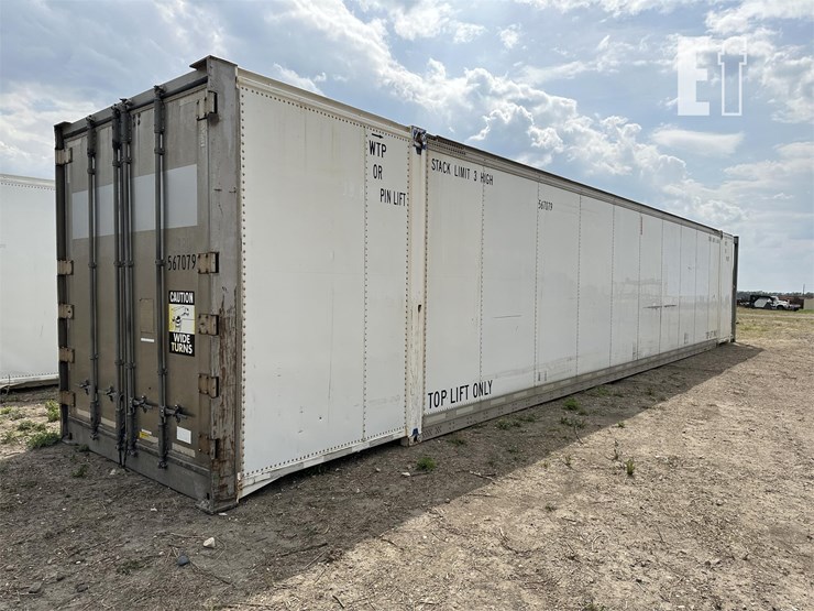 53FT INSULATED HIGH CUBE SHIPPING CONTAINER - Lot #1296, Upper Midwest ...